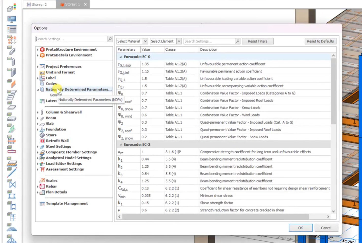 ProtaStructure NDP Editor: Streamline Your Eurocode Design